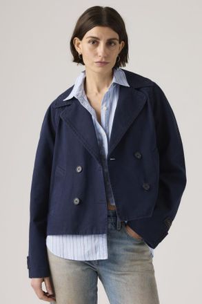 Levi's Bree Cropped Swing Trench Jacket - Damen - Blau / Blau