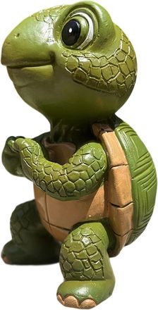 Generic Dekorationen für Gartenschildkröten - Schildkrötenstatue aus Kunstharz, dekoratives Tierornament | Figur für den Schreibtisch im Freien Balkon Terrass