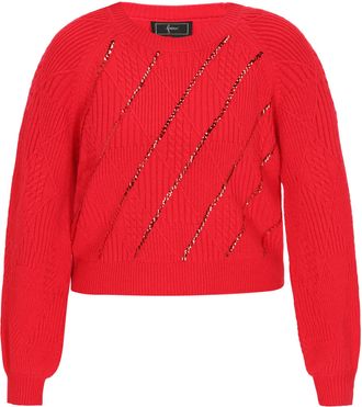 Faina Pullover Frauen Rot