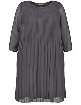 Samoon 880002-21013 Robe, Charcoal, 52 Femme