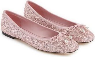 Jimmy Choo London Ballerines paillet&eacute;