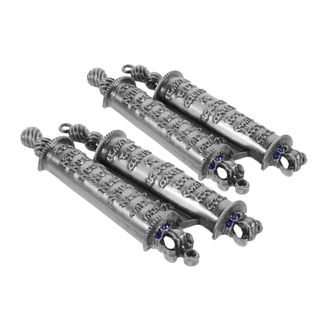 BESPORTBLE Metall Mezuzah Satz Vintage Stil mit Schriftrolle Zinklegierung Dekorative Religi&ouml;se Haust&uuml;r Dekoration f&uuml;r Haus B&uuml;ro