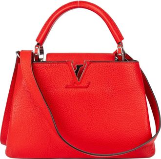 Louis Vuitton Crossbody Bags - Louis Vuitton Rouge Taurillon Capucines BB Handbag - Gr. unisize - in Rot - f&uuml;r Damen