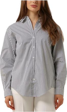 Object Wei&szlig;es Langarmshirt - - Blouses & Shirts - Damen - Mehrfarbig - XS