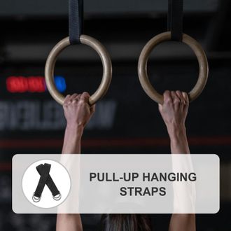 Kesyoo Klimmzugb&auml;nder zum Aufh&auml;ngen, 6 St&uuml;ck, aus robustem Material, tragbar und multifunktional, f&uuml;r Fitnesstraining