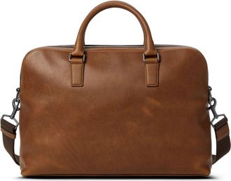 Shinola Navigator GM Double Zip Aktentasche - Braun