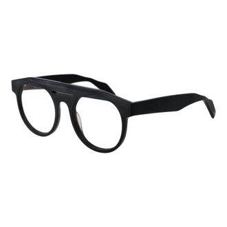 Yohji Yamamoto Homme, Accessoires, Noir, Taille: ONE Size Montures Optiques Aviateur Noires