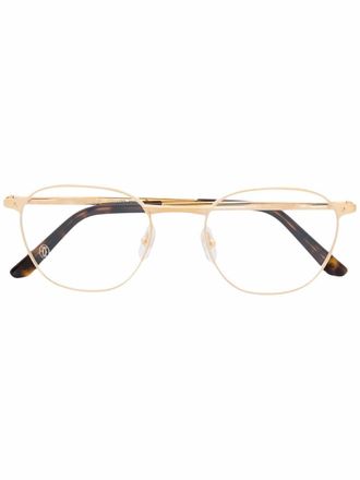 Cartier lunettes de vue &agrave; monture ronde - Or