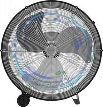 Cecotec Industrieller Bodenventilator Proindustry 3000. 240 W, Durchmesser 76 cm, 3 Geschwindigkeiten, Aluminiumfl&uuml;gel, Luftstrom 10473,3 m&sup3;/h, Transportables