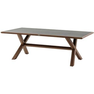 Hesperide Hesperide - Table de jardin Axiome honey & graphite 8 places en aluminium - Hesp&eacute;ride