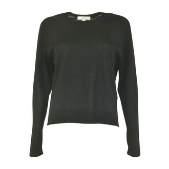 Malo Round-Neck Strickwaren - - Knitwear - Damen - Schwarzk - L