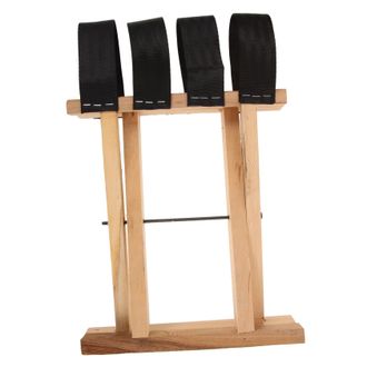 Cabilock Kleiner Faltbarer Outdoor Hocker aus Robustem Holz Tragbarer Campingstuhl Klappbar Belastbar und Platzsparend für Angeln Wandern und Reisen