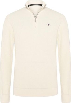 GANT Troyer aus Baumwolle in Waffelstruktur mit Logo-Stickerei in