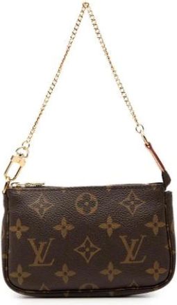 Louis Vuitton Mini Pochette Accessoires Pre-owned - Femme - Pre-owned - Brun - Taille: ONE Size