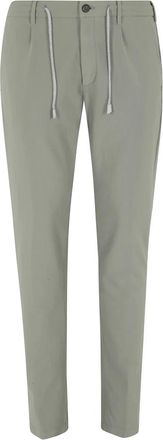 Eleventy Homme, Pantalons, Vert, Taille: W31 Pantalon Slim-fit