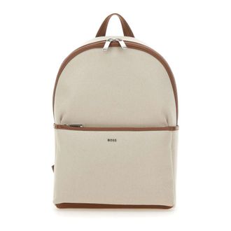 HUGO BOSS Homme, Sacs, Beige, Taille: ONE Size Dakkar Backpack