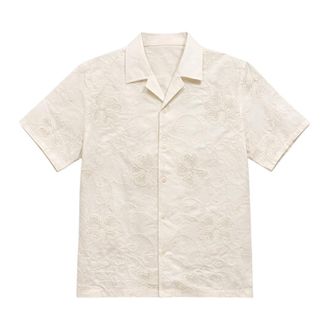 Nn.07 Ben SS Shirt - - Shirts - Herren - Beige - S