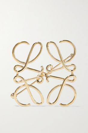 Loewe Goldfarbene Brosche