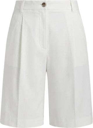 Pinko Pinko, Femme, Shorts, Blanc, Taille: 38 FR Byrana Long Shorts