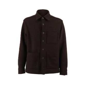 Xacus Kurze Jacke mit geradem Schnitt - - Jackets - Herren - Braun - S