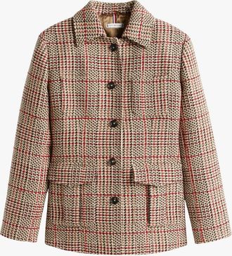 Tommy Hilfiger Blazer droit coupe standard en tweed