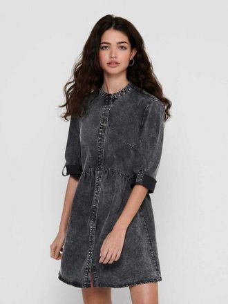 Only Blusenkleid CHICAGO (1-tlg) Falten