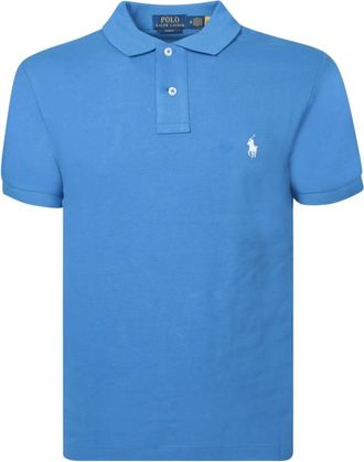 Polo Ralph Lauren Homme, Tops, Bleu, Taille: S Polo Piquet Bleu