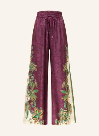 Alemais Al&eacute;mais Marlenehose Ruthie Mit Seide rot