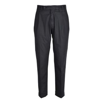 Berwich Pantalone - - Trousers - Herren - Schwarzk - S