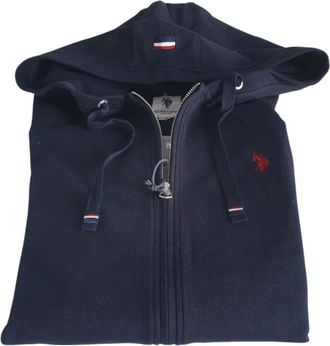 U.S.Polo Association U.s. Polo Assn., Homme, Sweatshirts et sweats &agrave; capuche, Bleu, Taille: M SweaT-shirt &agrave; capuche zipp&eacute; int&eacute;gral