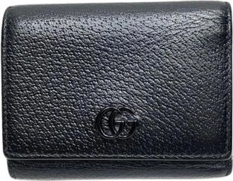 Gucci Portefeuille tri-fold Pre-owned - Femme - Pre-owned - Noir - Taille: ONE Size