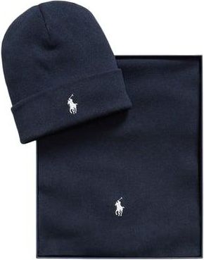 Polo Ralph Lauren Coffret bonnet et &eacute;charpe en coton
