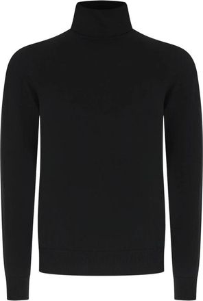 Alpha Studio Rollkragenpullover - - Knitwear - Herren - Schwarzk - S