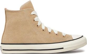 Converse Sneakers aus Stoff Chuck Taylor All Star Suede Hi A10416C Braun