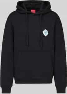 HUGO BOSS Hoodie mit gro&szlig;em R&uuml;ckenprint Modell Dewerhood