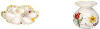Villeroy & Boch Spring Awakening Eierteller & Spring Awakening Vase 10,5 Cm, Kleine Vase
