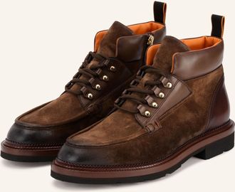 Santoni Schn&uuml;rboots Colin braun