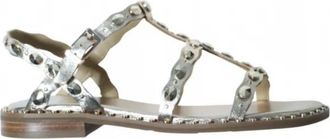 Ash Ash, Femme, Chaussures, Jaune, Taille: 41 EU Sandalo piatto borchie