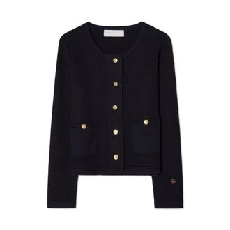 Busnel Estelle Cardigan - - Knitwear - Damen - Blau - XS