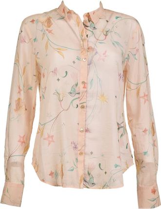 Forte_Forte Femme, Blouses et Chemises, Beige, Taille: 38 FR Cam Regular Shirt