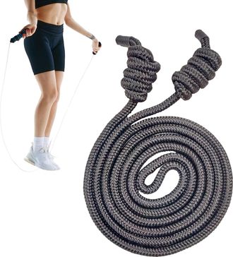 Generico Springseil | Cardio-Seil zur Fettverbrennung mit Durchfluss, Trainingswerkzeug f&uuml;r Ausdauer - f&uuml;r M&auml;nner, Frauen, Zuhause, Arbeit, Gewichtsverlust, Fi