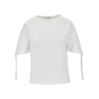 Givenchy Jersey T-shirt with logo embroidery Woman S