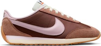 Nike Waffle Debut Sneaker f&uuml;r Damen, Wildleder, Keilabsatz (Braun/Pink)