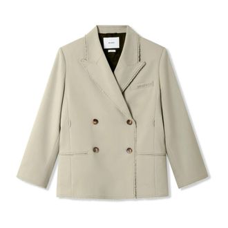 Axel Arigato Thea Blazer mit Fransen - - Jackets - Damen - Gr&uuml;n - S