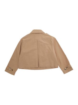 Max & Co. Girls Jacket Beige Cotton-Blend Blazers