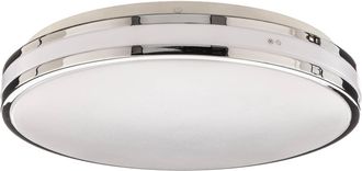 Arcchio LED Deckenlampe Sinovu (spritzwassergesch&uuml;tzt (Modern) in Chrom aus Metall (1 flammig,) - Bad Deckenleuchte Lampe Badezimmerleuchte