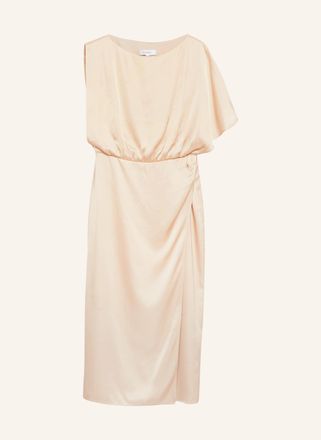 Comma Comma Satinkleid beige