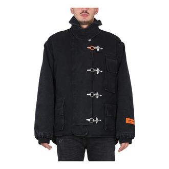 Heron Preston Fireman Canvas Jacket - - Jackets - Herren - Schwarzk - L