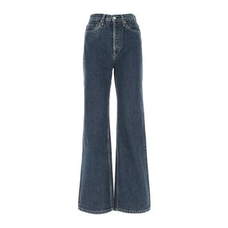 Re/Done Klassische Flared Jeans f&uuml;r Frauen - - Jeans - Damen - Blau - W31