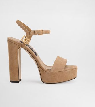 Dolce & Gabbana Sandalo Plt - Frau Sandalen Und Wedges Turtle Dove 37.5